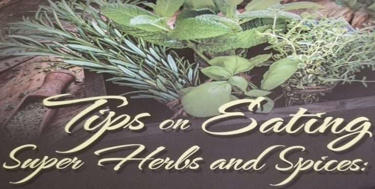MEDIA & EVENTS - Tips on Eating Super Herbs and Spices